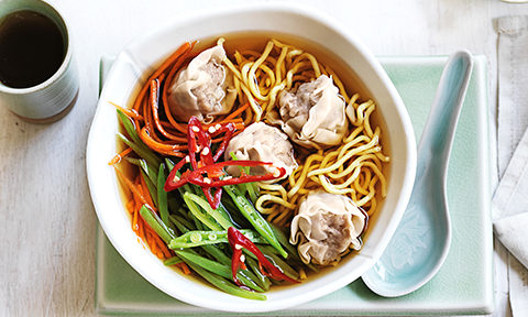 Quick and Easy Dim Sim Noodle Soup Recipe | Coles