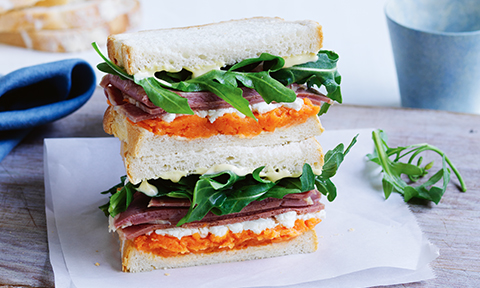 Sweet Potato & Corned Beef Sandwich recipe | Coles