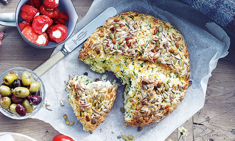 Cheesy Pumpkin Bonfire Damper recipe | Coles