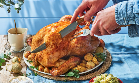 Orange and Herb Stuffed Turkey Recipe | Coles