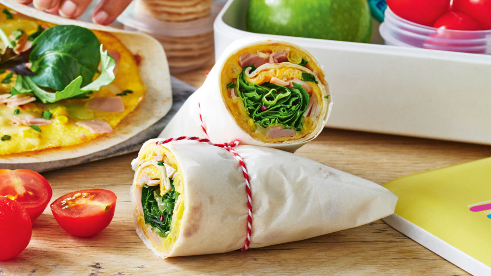 Hammy Omelette Wrap Recipe | Coles