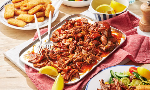 Quick Roast Lamb with Haloumi Chips Recipe | Coles