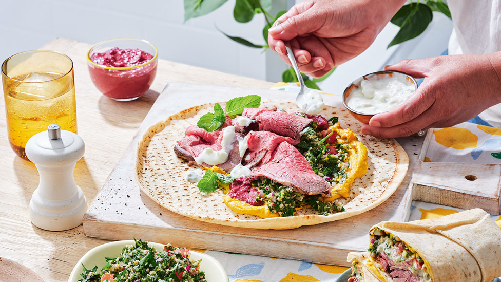Lamb and Tabouli Style Wraps Recipe | Coles
