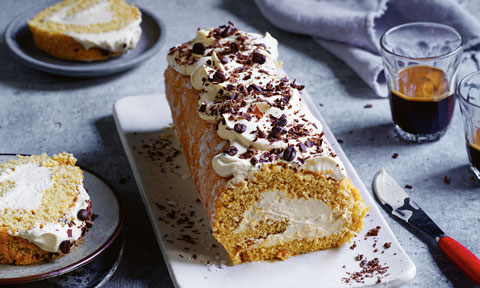 Coffee Sponge Roll Recipe | Coles