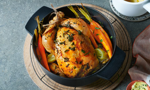 Classic Pot-Roasted Chicken Recipe | Coles
