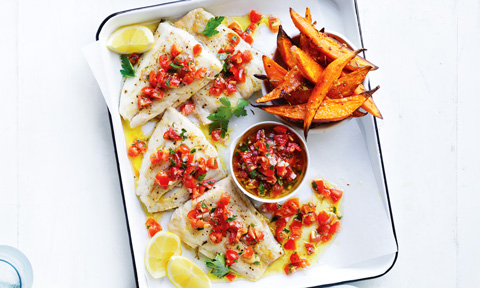 Fish with Tomato Salsa Recipe | Coles