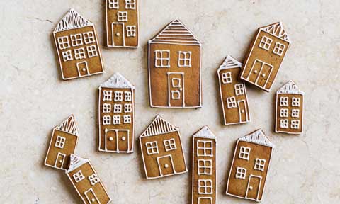 House-shaped Gingerbread Cookies Recipe | Coles