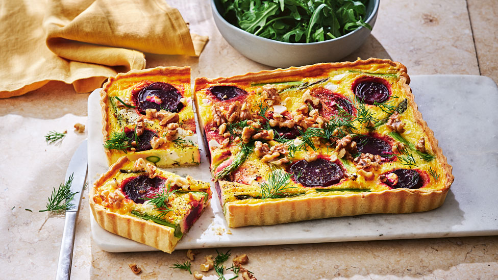 Beetroot, Fetta & Asparagus Quiche Recipe | Coles