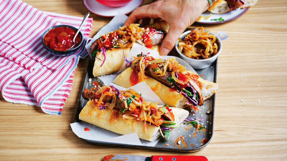 Easy Beef Hot Dogs with Slaw Recipe | Coles