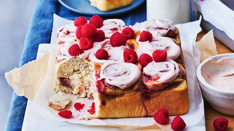 Raspberry Cheesecake Scrolls Recipe | Coles